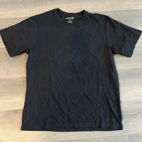 Orvis | Shirts | Plain Black Tshirt | Poshmark